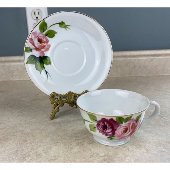 Merit | Kitchen | Merit Japan Hand Painted Wide Mouth China Tea Cup And ...